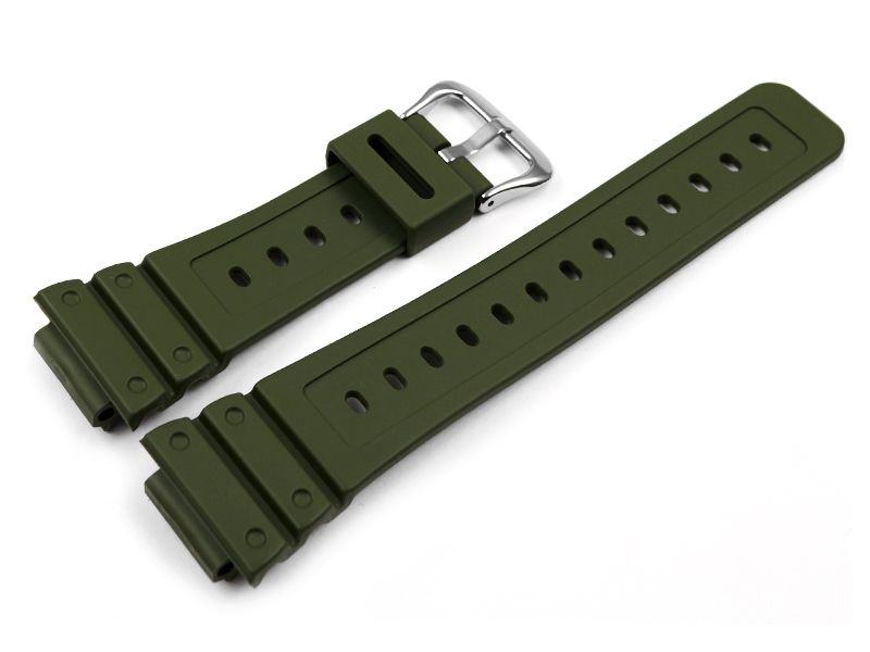 Casio Green Resin Watch Band for DW-5610SU-3 DW-5610SU from Street Ut