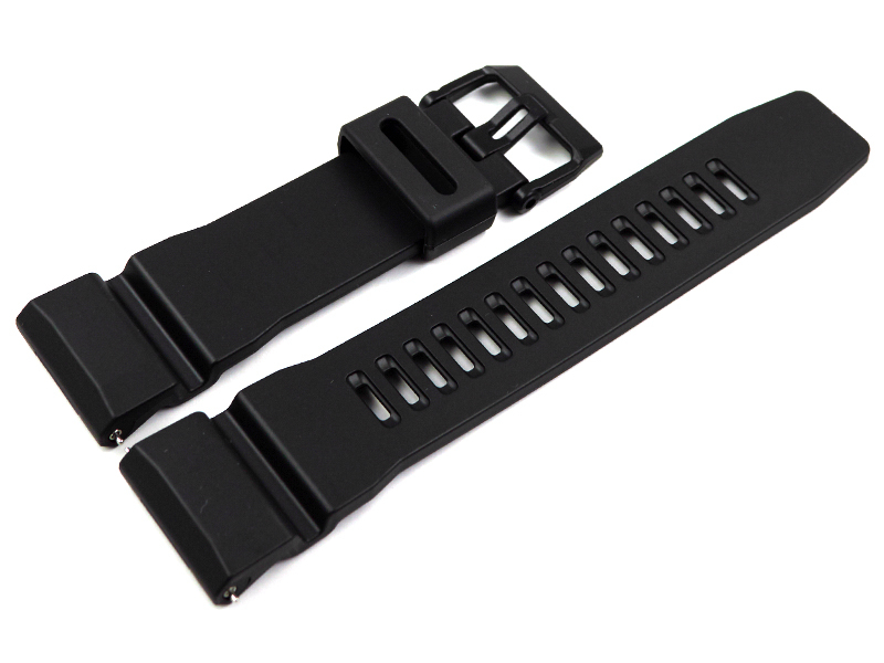 Genuine Casio Carbon Core Guard Black Resin Replacement Watch Strap G